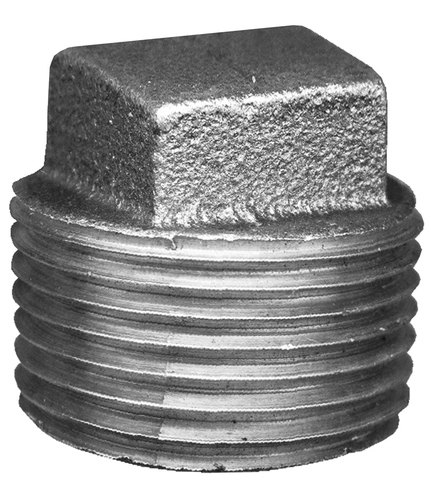 BOUCHON ACIER NOIR TETE CARRE 1" NPT MALE - BI-109-H – Groupe JSV