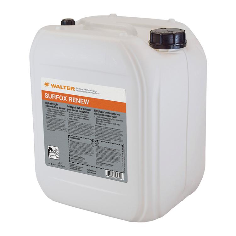 Surfox Renew solution de restauration inox 20 litres – 54A087 – Groupe JSV